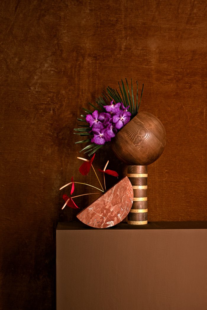 TOO MUCH & BALL POT WOOD